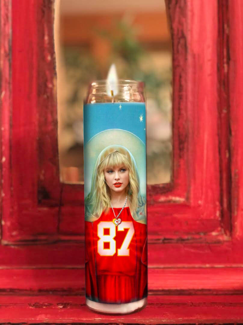 Swiftie 87 Jersey Prayer Candle | Flix Wix Candles
